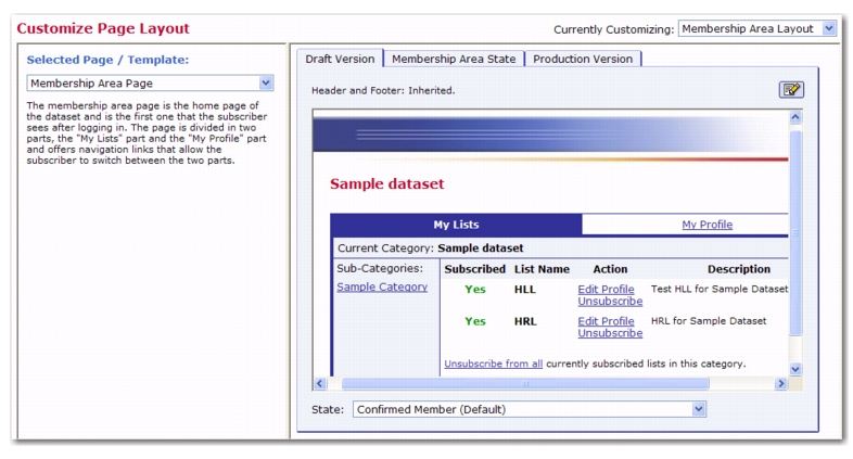 Customizing the Subscriber Interface